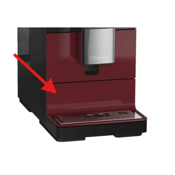 Original red liquid collection tray for Miele coffee machine Miele ...